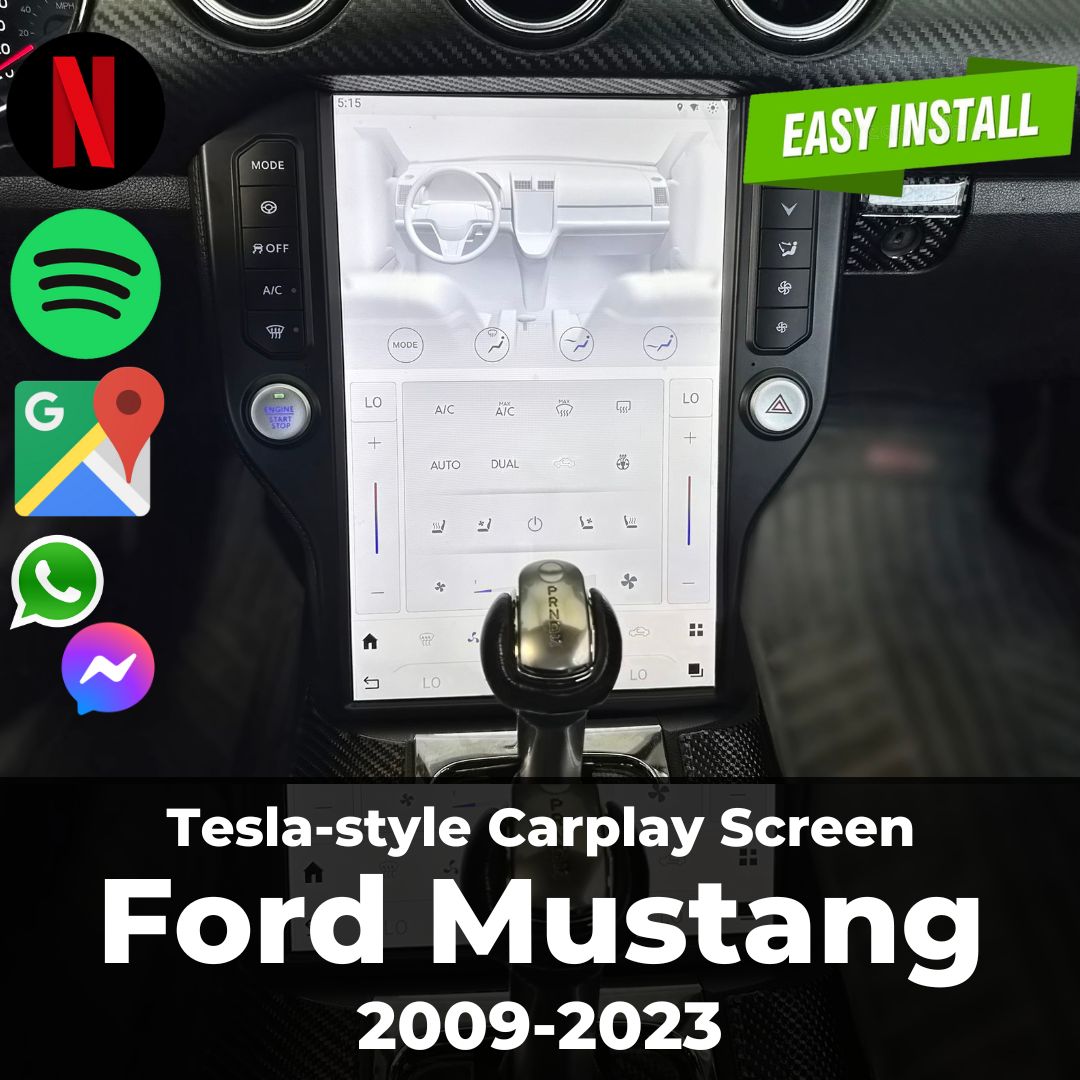 Ford Mustang Tesla Screen Upgrade 2010-2020 - Mergescreens – Merge Screens