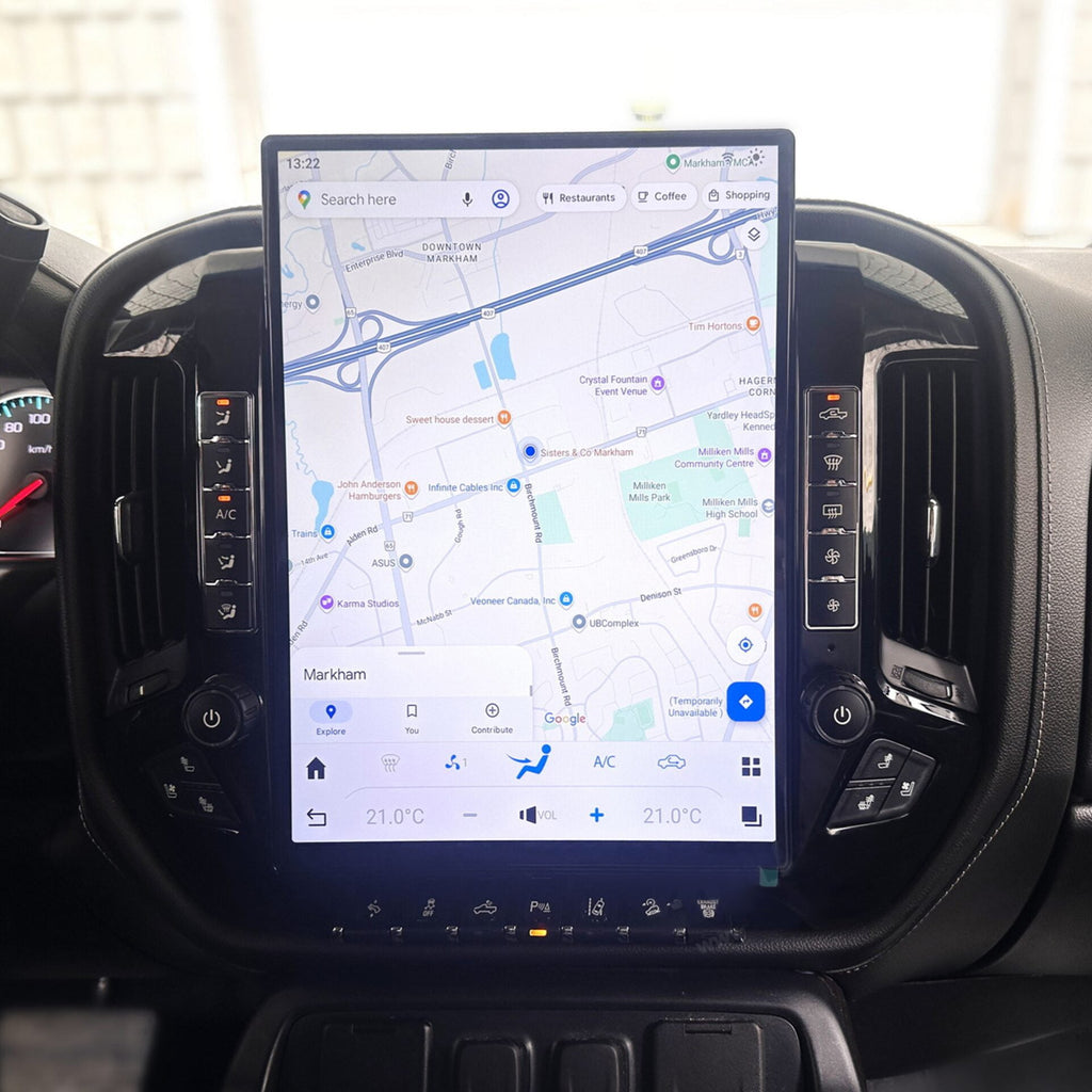 Touch Screen Radio - Chevrolet Silverado Tesla Screen