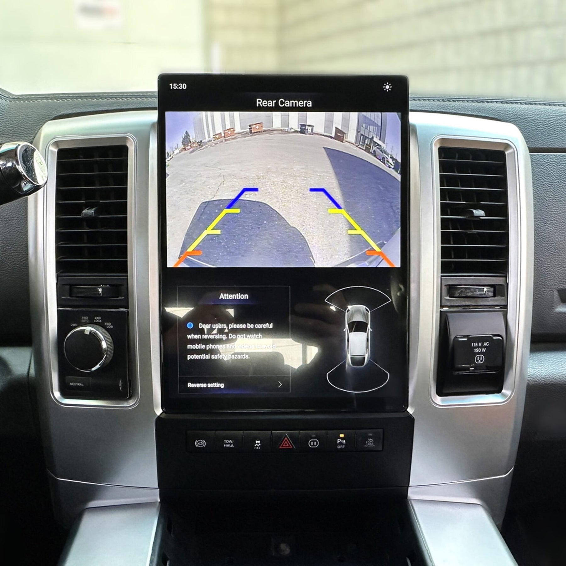 Tesla Touch Screen Radio - Dodge Ram CarPlay Screen Upgrade