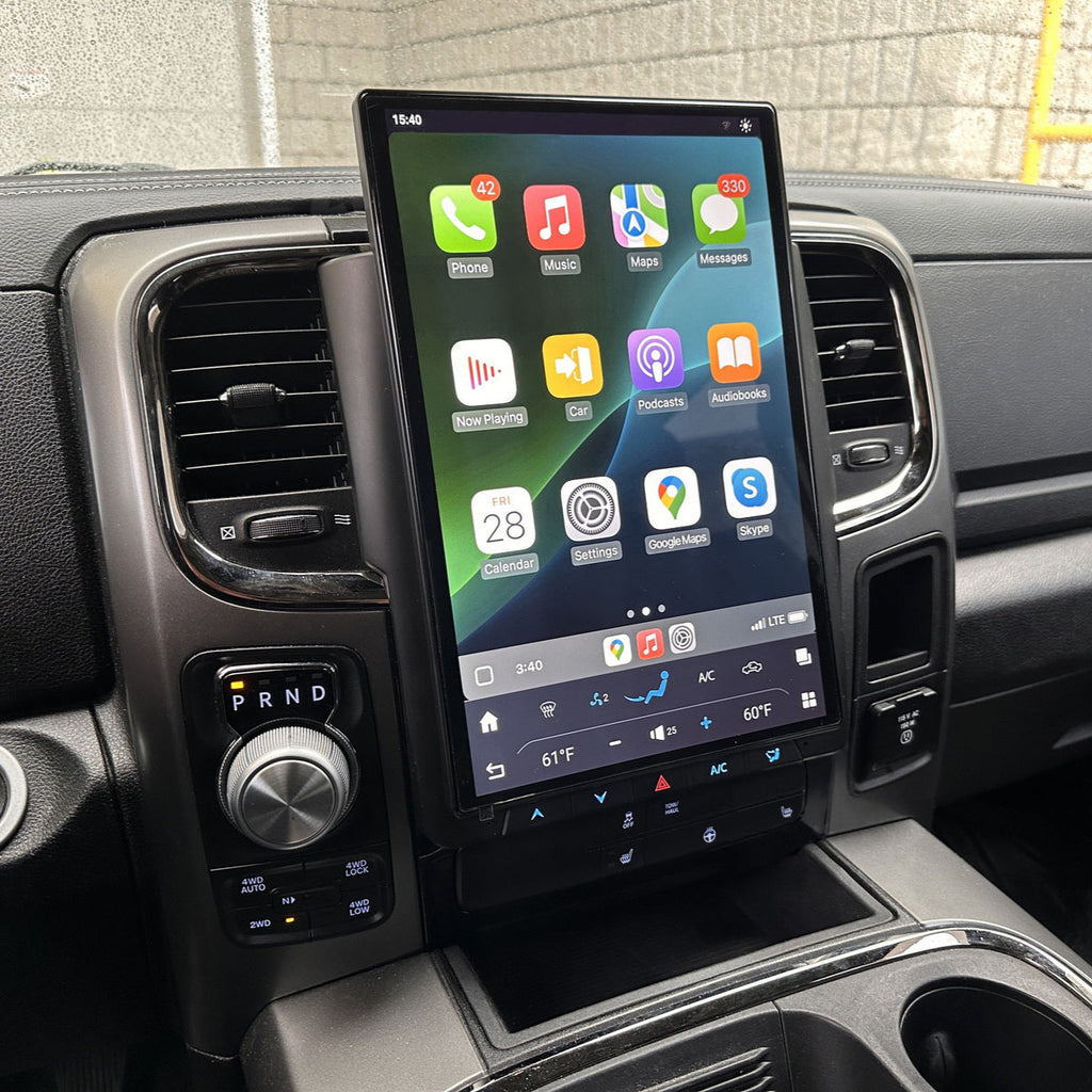 Tesla Touch Screen Radio - Dodge Ram CarPlay Screen Upgrade