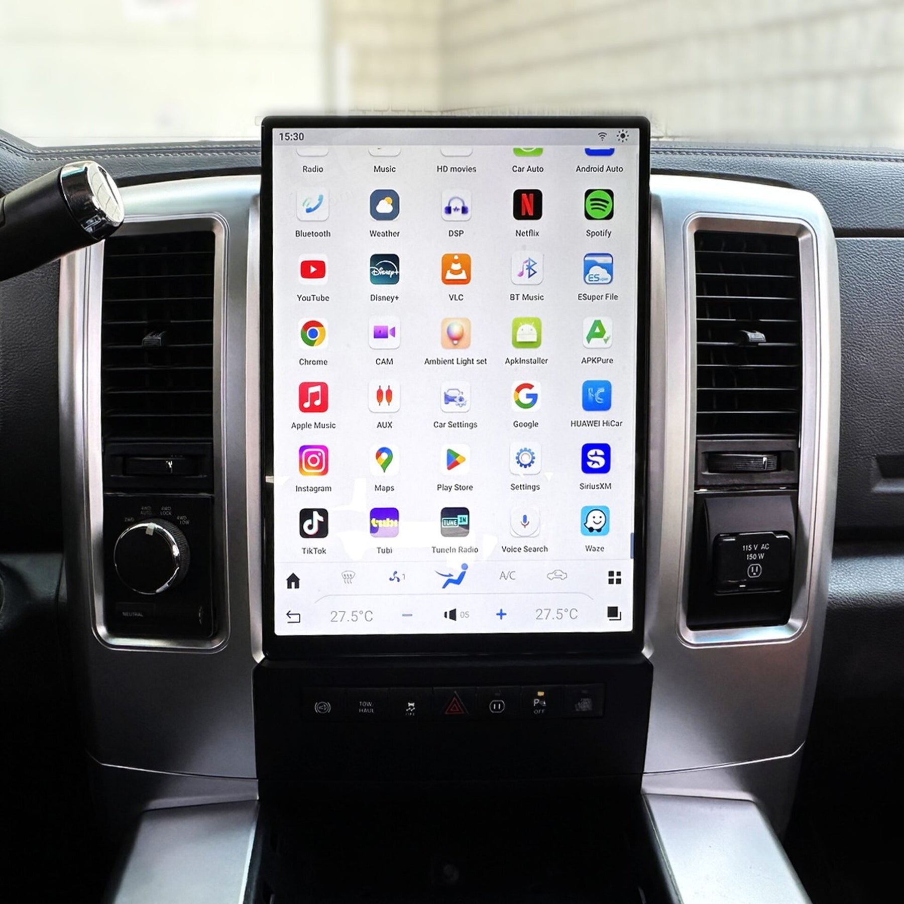 Tesla Touch Screen Radio - Dodge Ram CarPlay Screen Upgrade