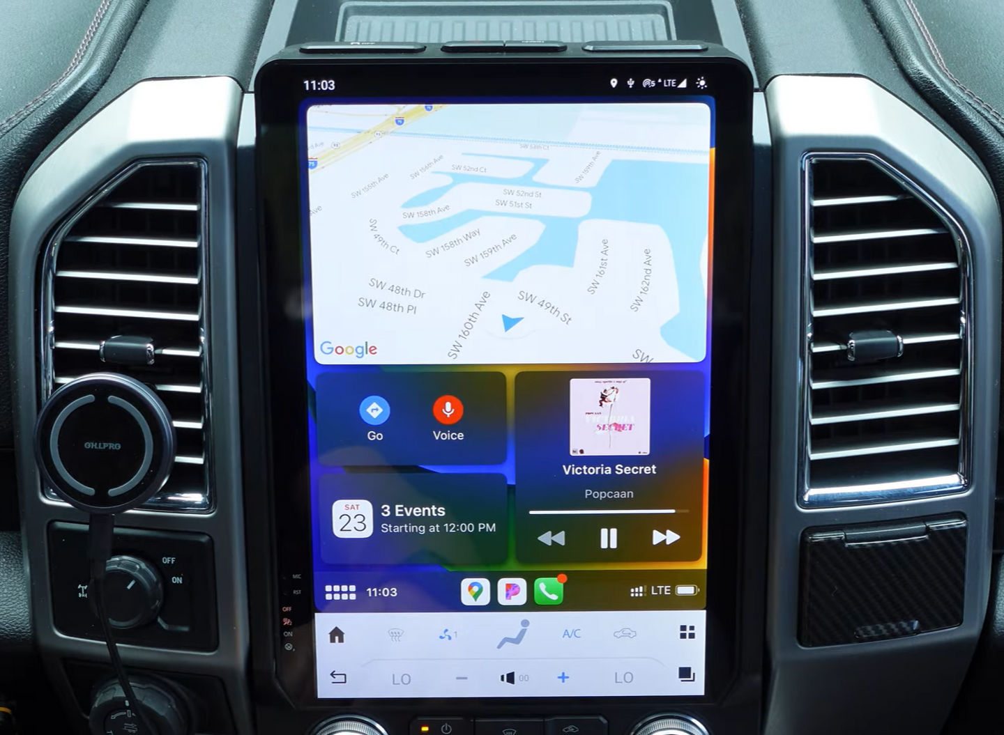 Touch Screen Radio - Ford F150 Tesla Screen Upgrade