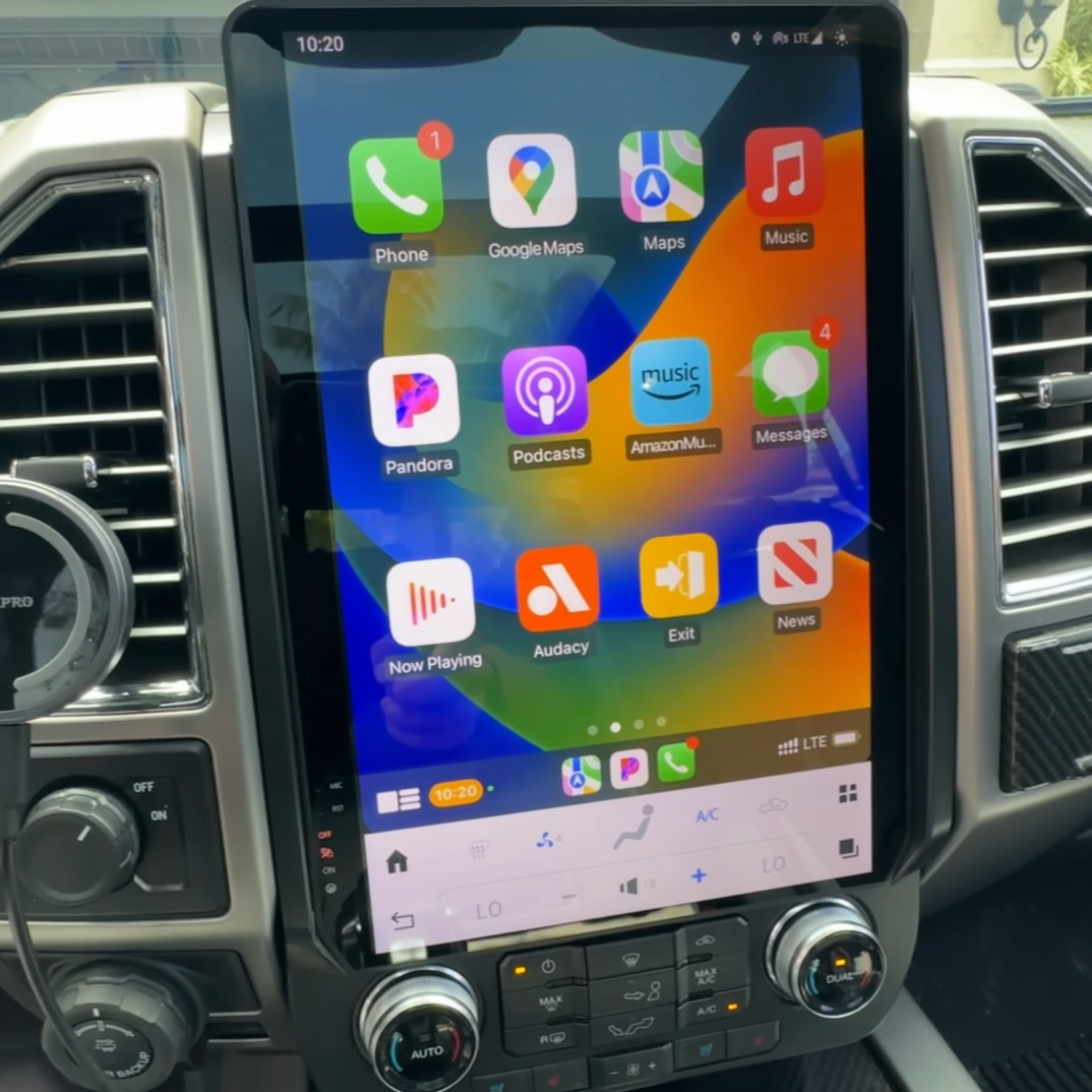 Touch Screen Car Radio Ford F250 Tesla Screen Upgrade