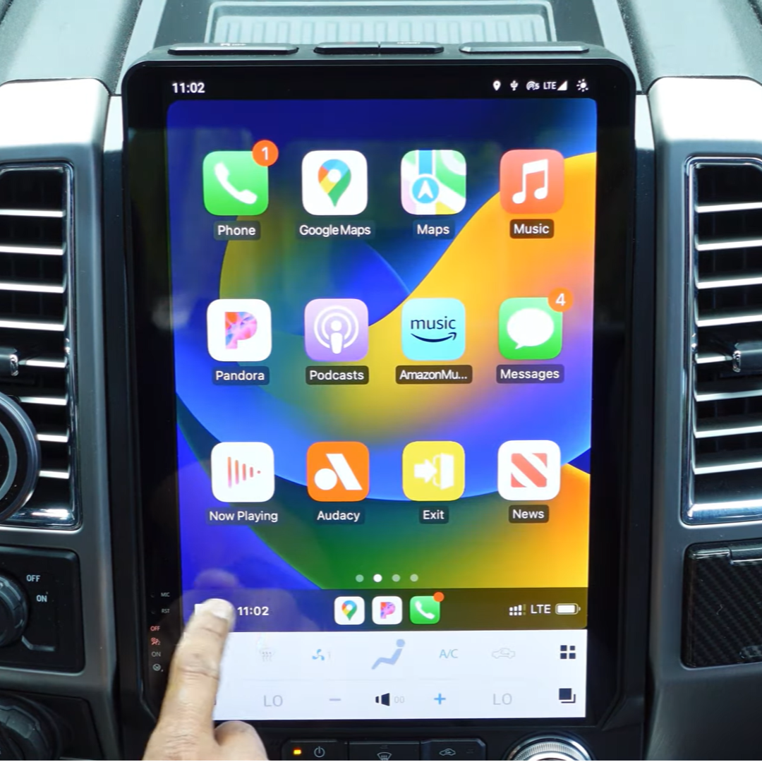 Touch Screen Radio - Ford F150 Tesla Screen Upgrade