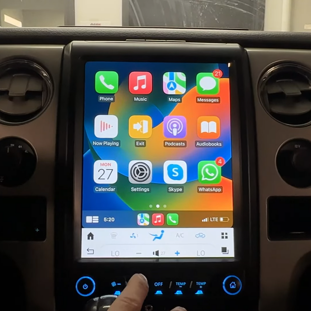 Touch Screen Radio - Ford F150 Tesla Screen Upgrade