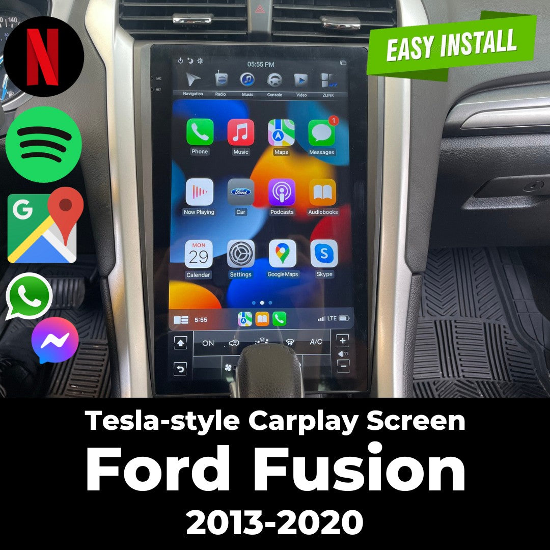 Deluxe Ford Fusion Tesla Screen Upgrade (2013-2020) – Merge Screens