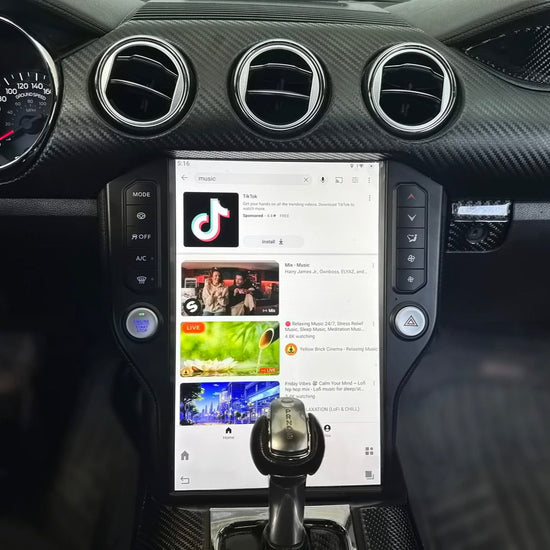 Ford Mustang Tesla Screen Upgrade 2010-2020 - Mergescreens