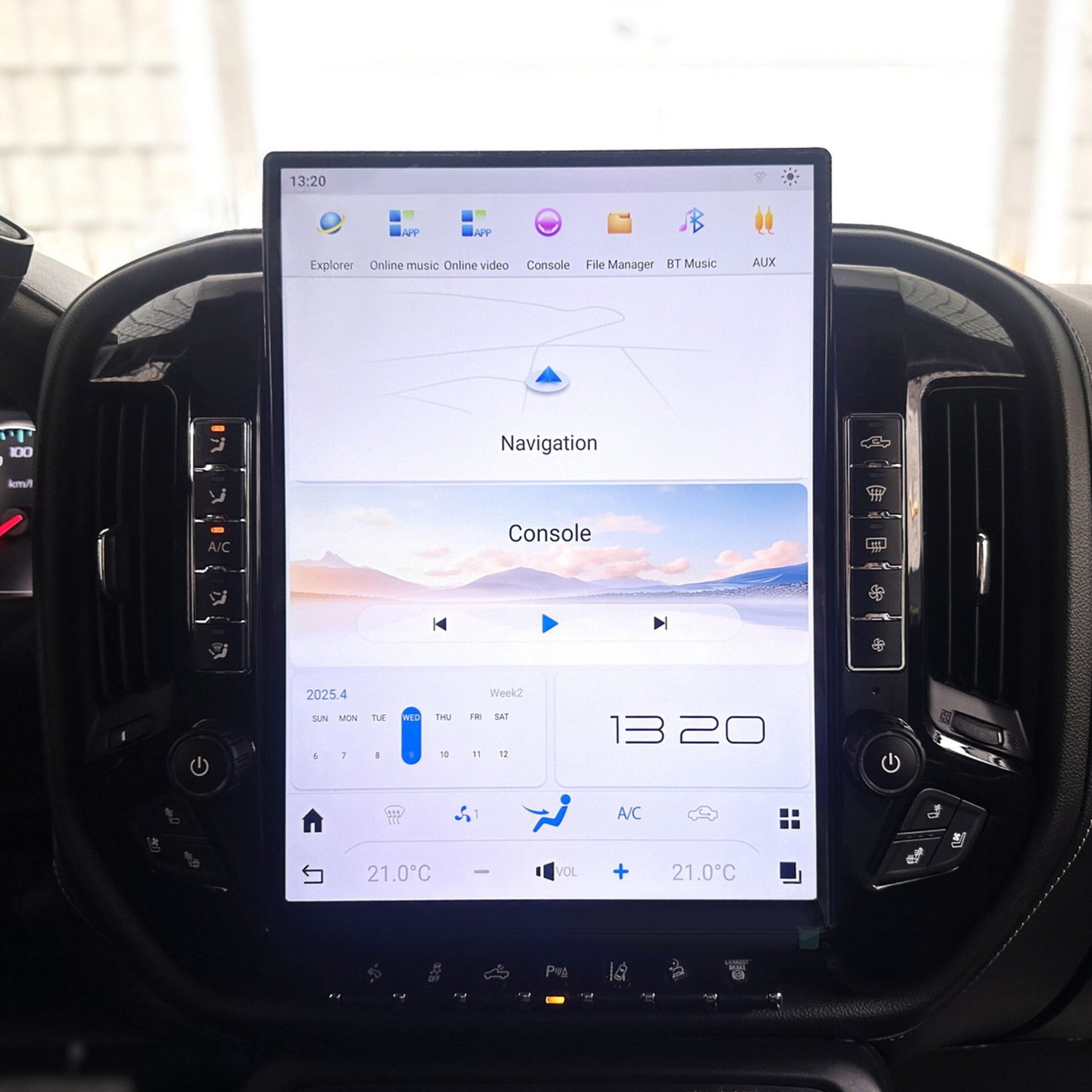 GMC Sierra 2014-2019 | Tesla-style CarPlay Touchscreen