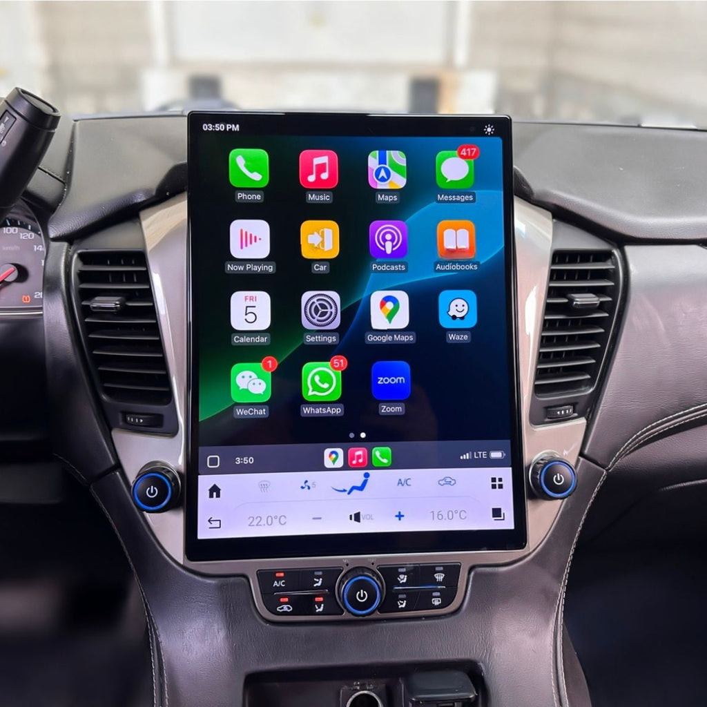 Touch Screen Radio - GMC Yukon Tesla Screen Upgrade – Merge Screens