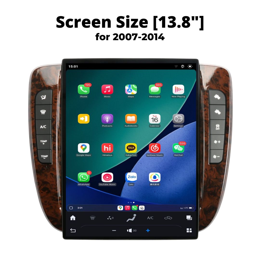 Tesla-Style CarPlay Screen for GMC | Merge Screens
