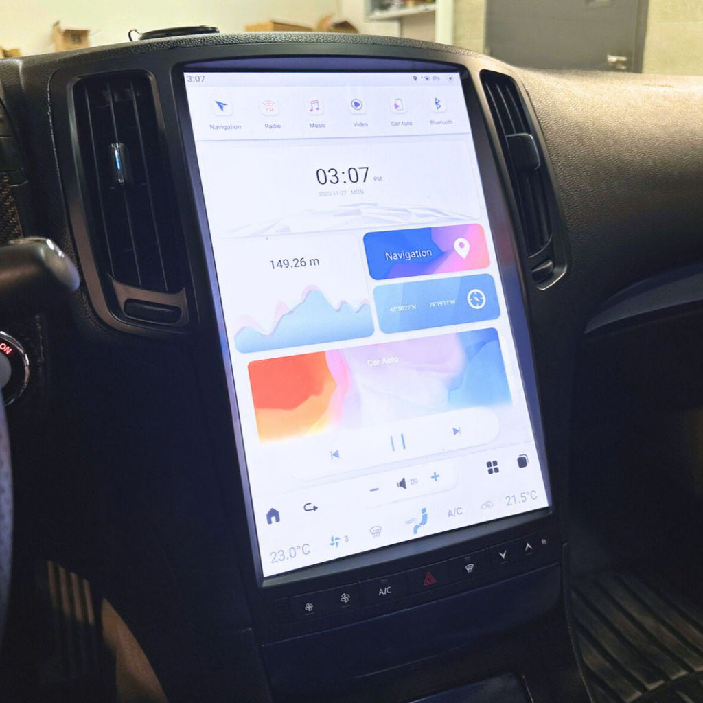 Touch Screen CarPlay Infiniti G37 Tesla Screen Upgrade