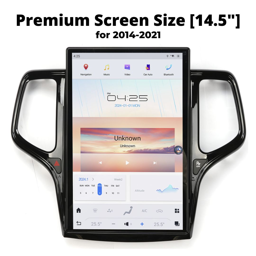 Deluxe Jeep Grand Cherokee Tesla Screen Upgrade (2010-2021) – Merge Screens
