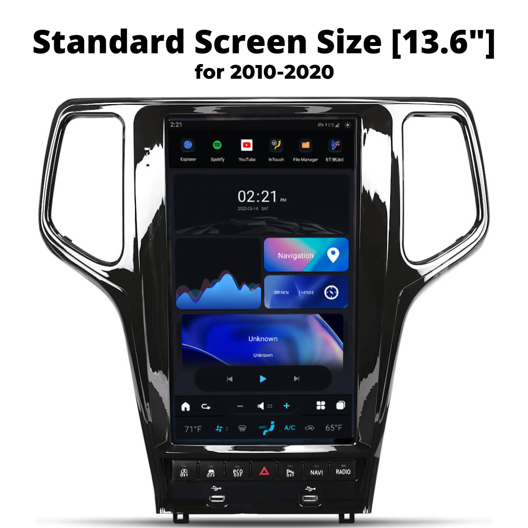 Deluxe Jeep Grand Cherokee Tesla Screen Upgrade (2010-2021)