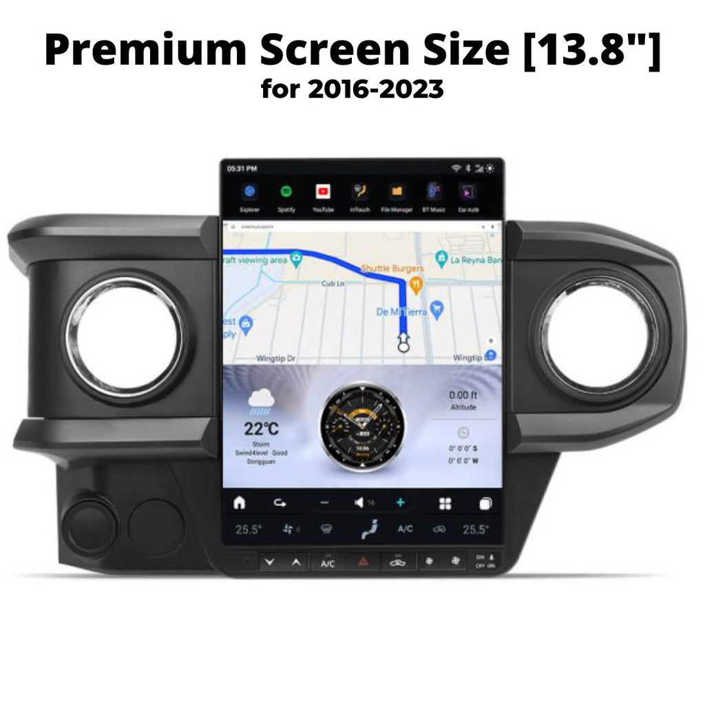 Touch Screen Toyota Tacoma Tesla Screen Upgrade – Merge Screens