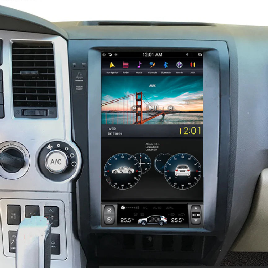 Toyota Sequoia 2008-2019 | Tesla-style CarPlay Screen
