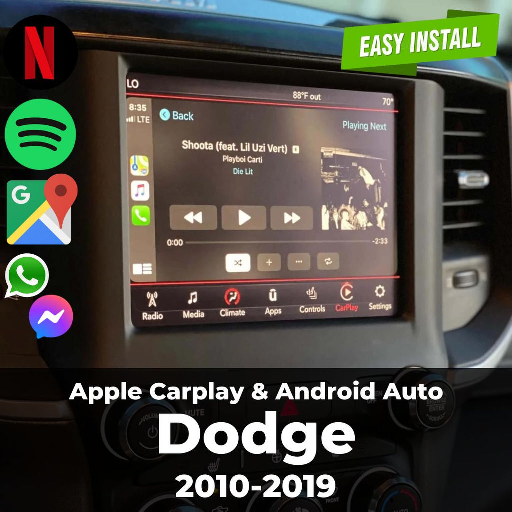 Tesla-style CarPlay Screens for Dodge | Merge Screens