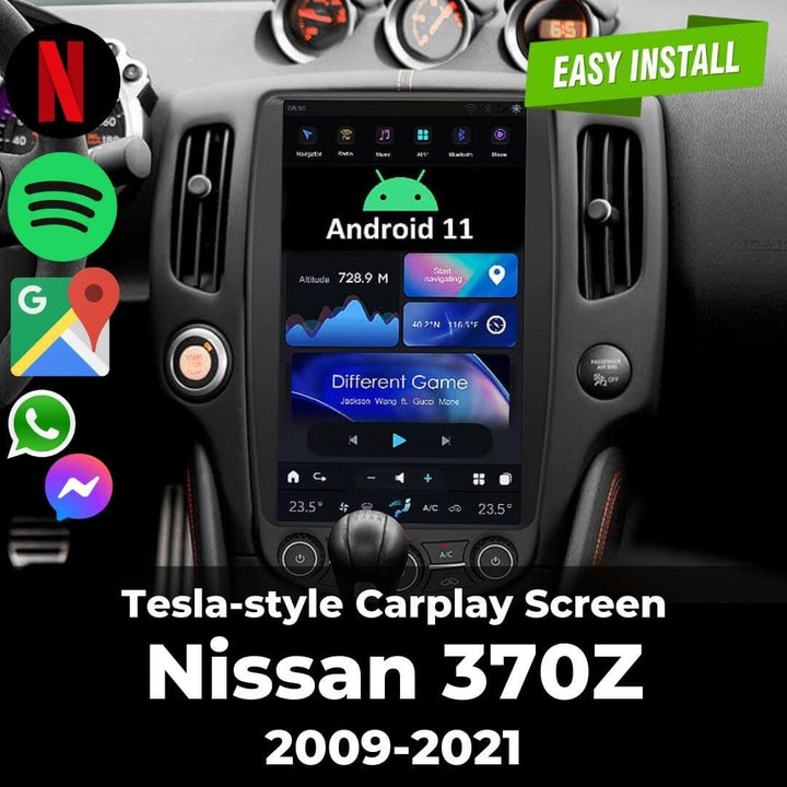Tesla-style CarPlay Screens for Nissan | Merge Screens