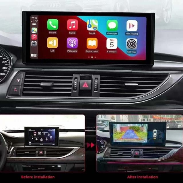 Touch Screen CarPlay Radio - Audi A7 Screen Upgrade – Merge Screens